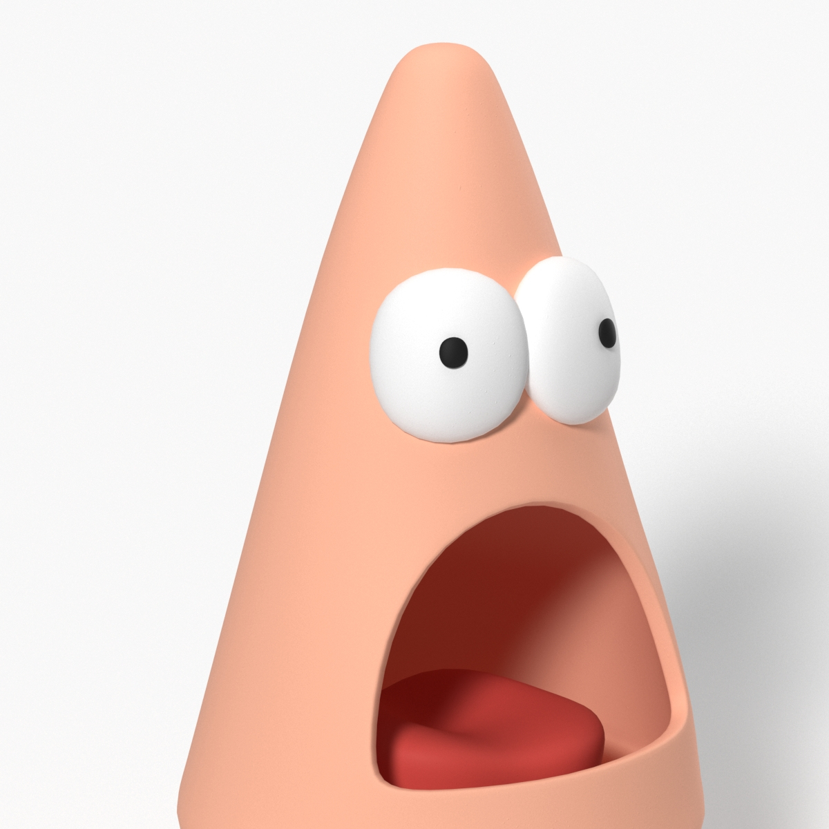 Realistic patrick star 3D - TurboSquid 1199308