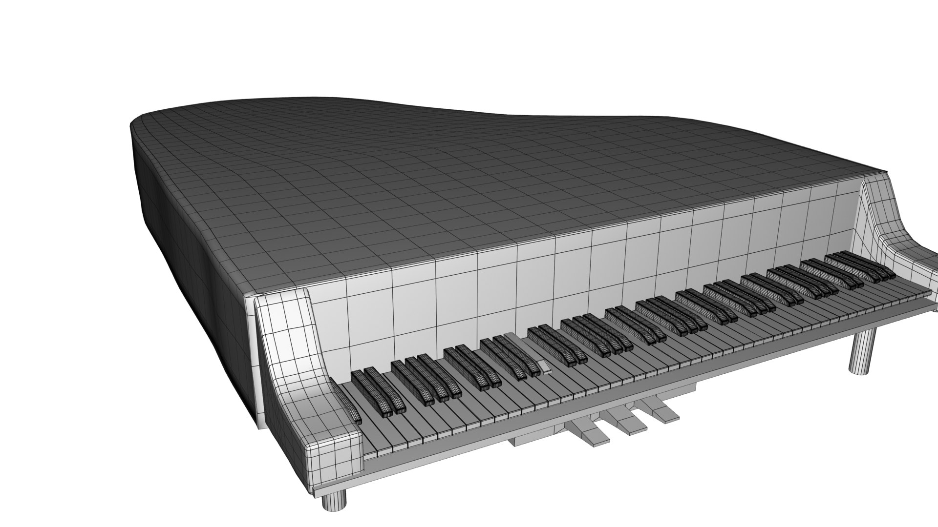 3D piano model - TurboSquid 1508582