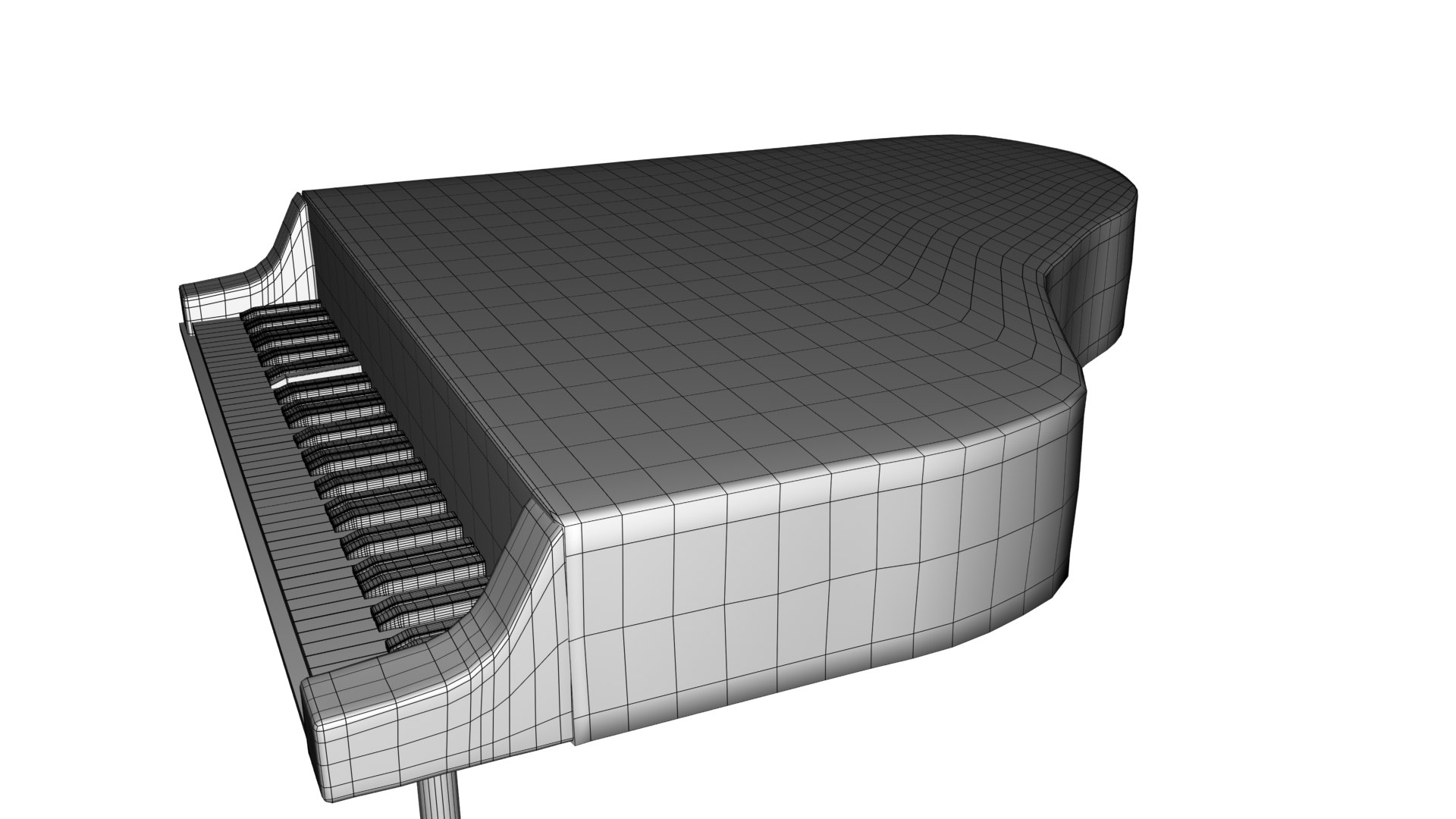 3D piano model - TurboSquid 1508582