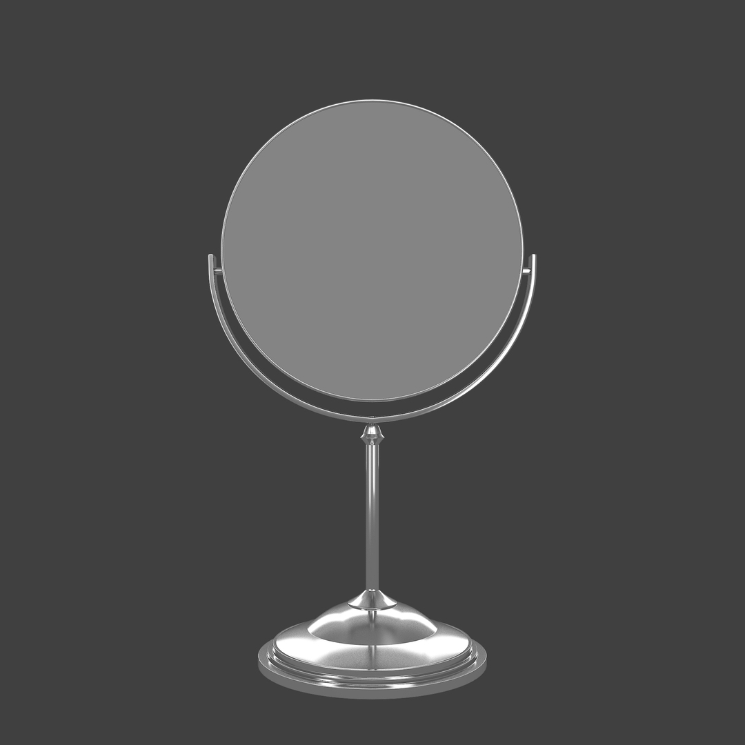 Tabletop Vanity Mirror 3D Model - TurboSquid 1262771