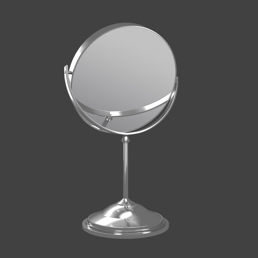 Tabletop Vanity Mirror 3D Model - TurboSquid 1262771