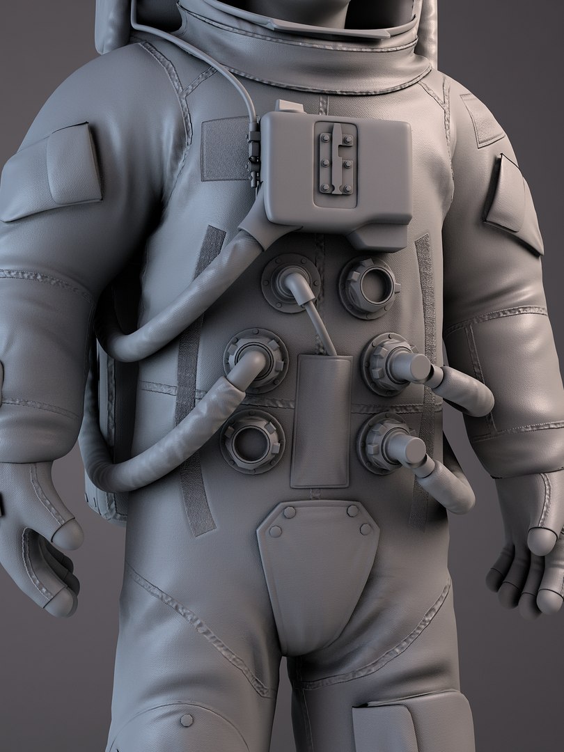 Nasa Astronaut Rigged 3d Model