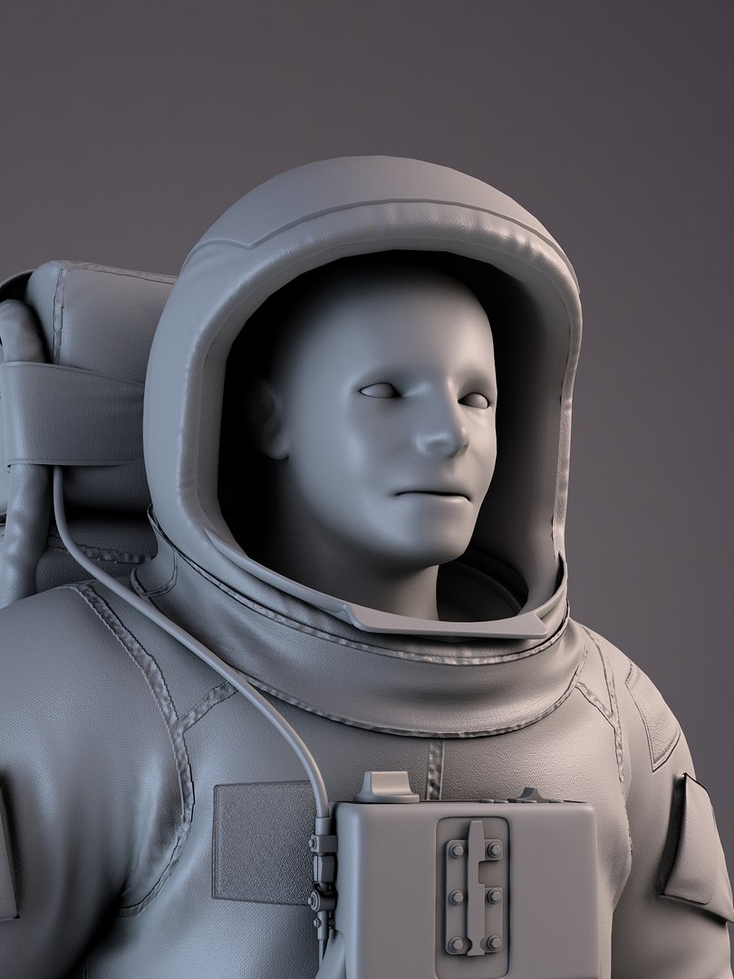 Nasa Astronaut Rigged 3d Model