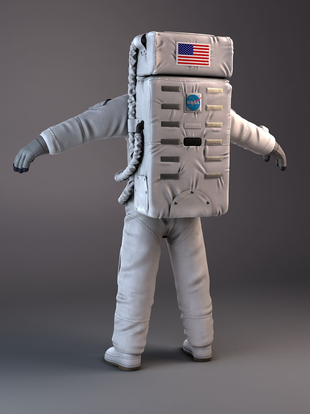 modelo 3d Astronauta de la NASA aparejado para Maya VRAY - TurboSquid 952313