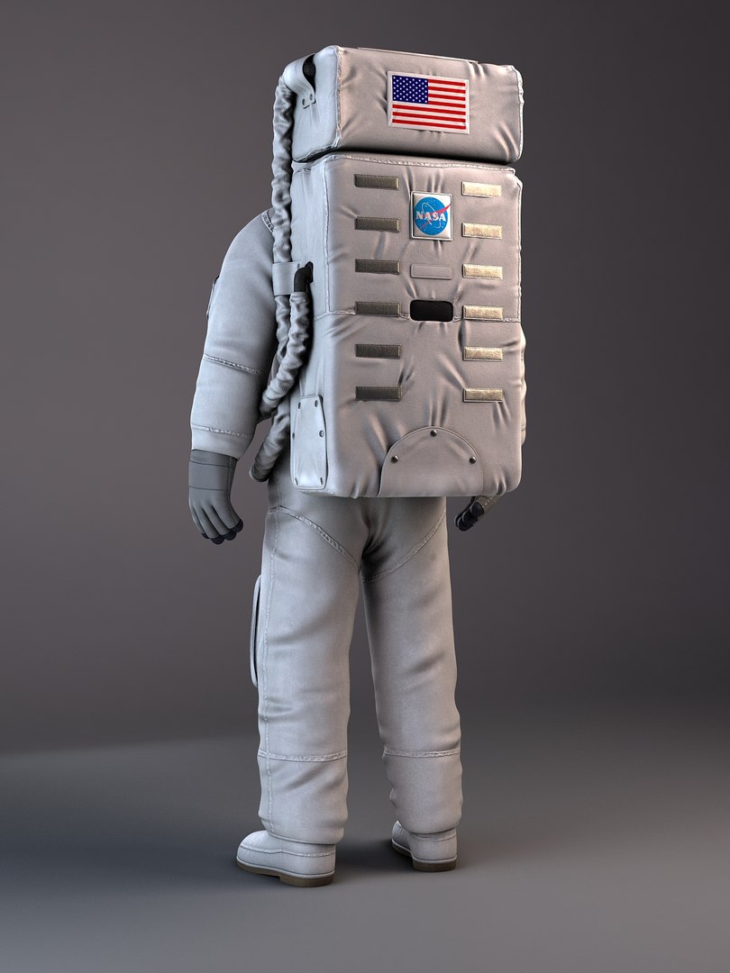 Nasa Astronaut Rigged 3d Model
