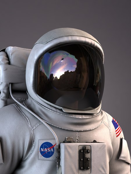 modelo 3d Astronauta de la NASA aparejado para Maya VRAY - TurboSquid 952313