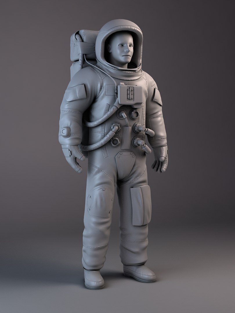 Nasa Astronaut Rigged 3d Model