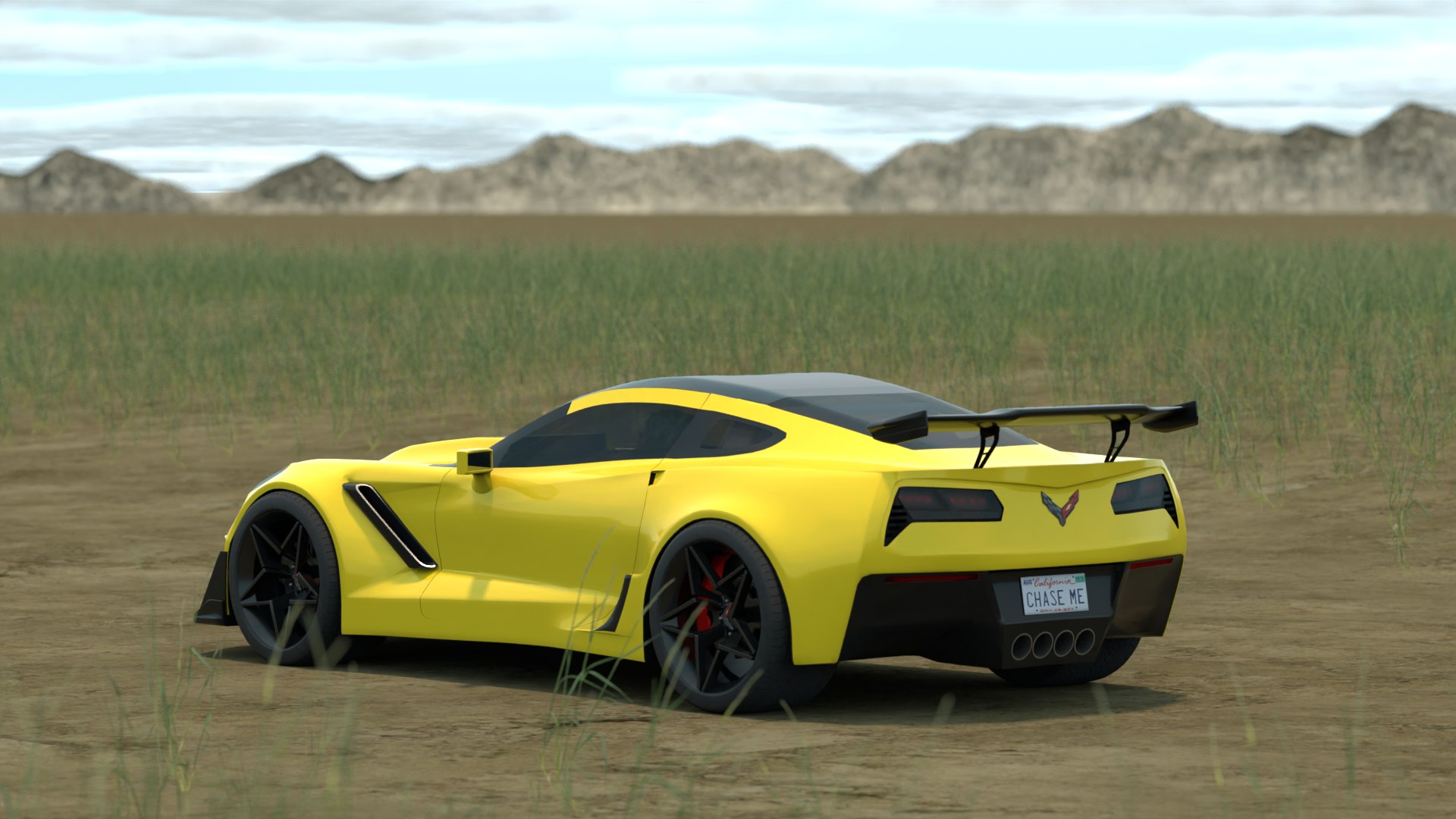 2019 Corvette ZR1 3D Model - TurboSquid 2267211