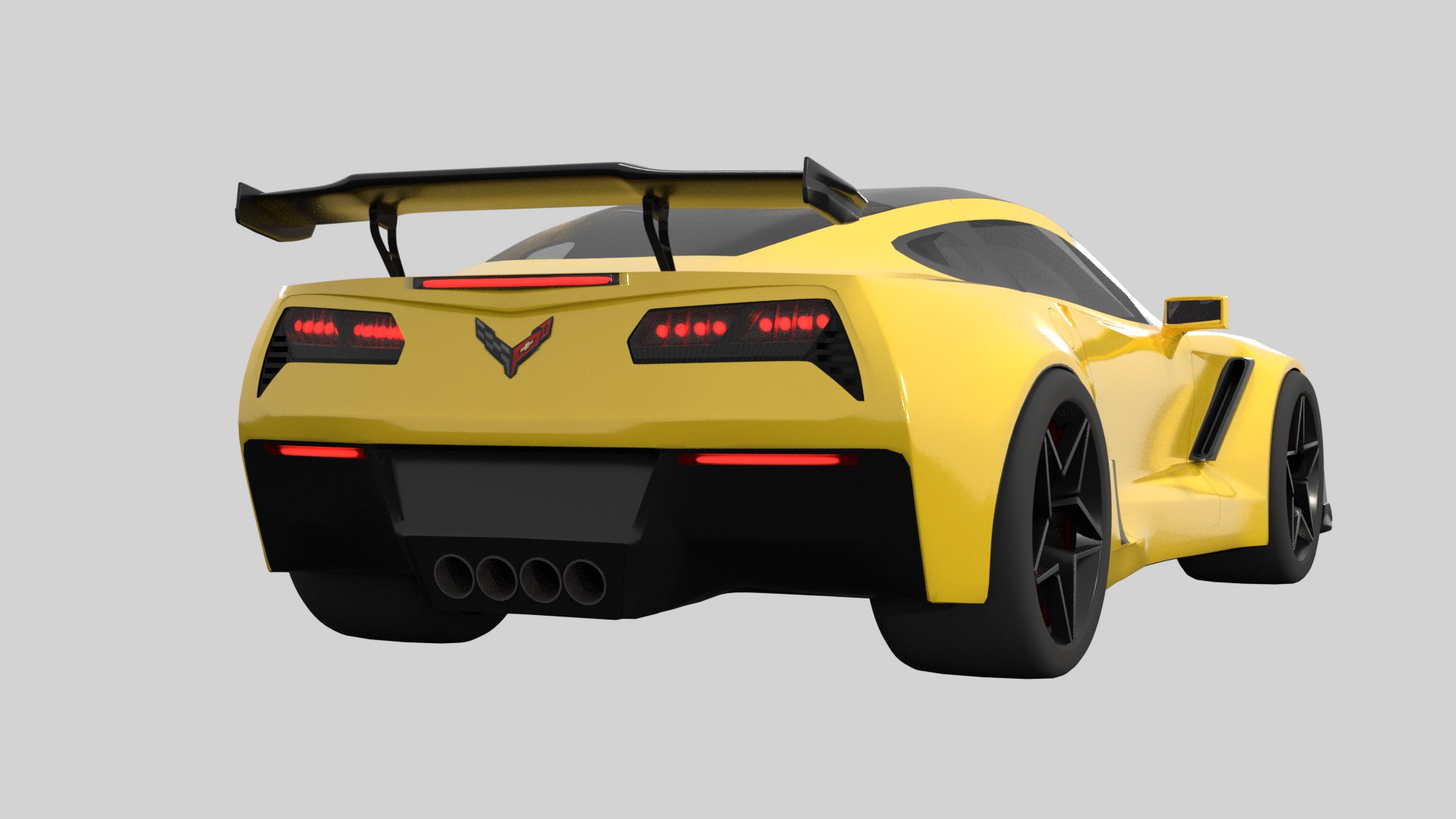 2019 Corvette ZR1 3D Model - TurboSquid 2267211