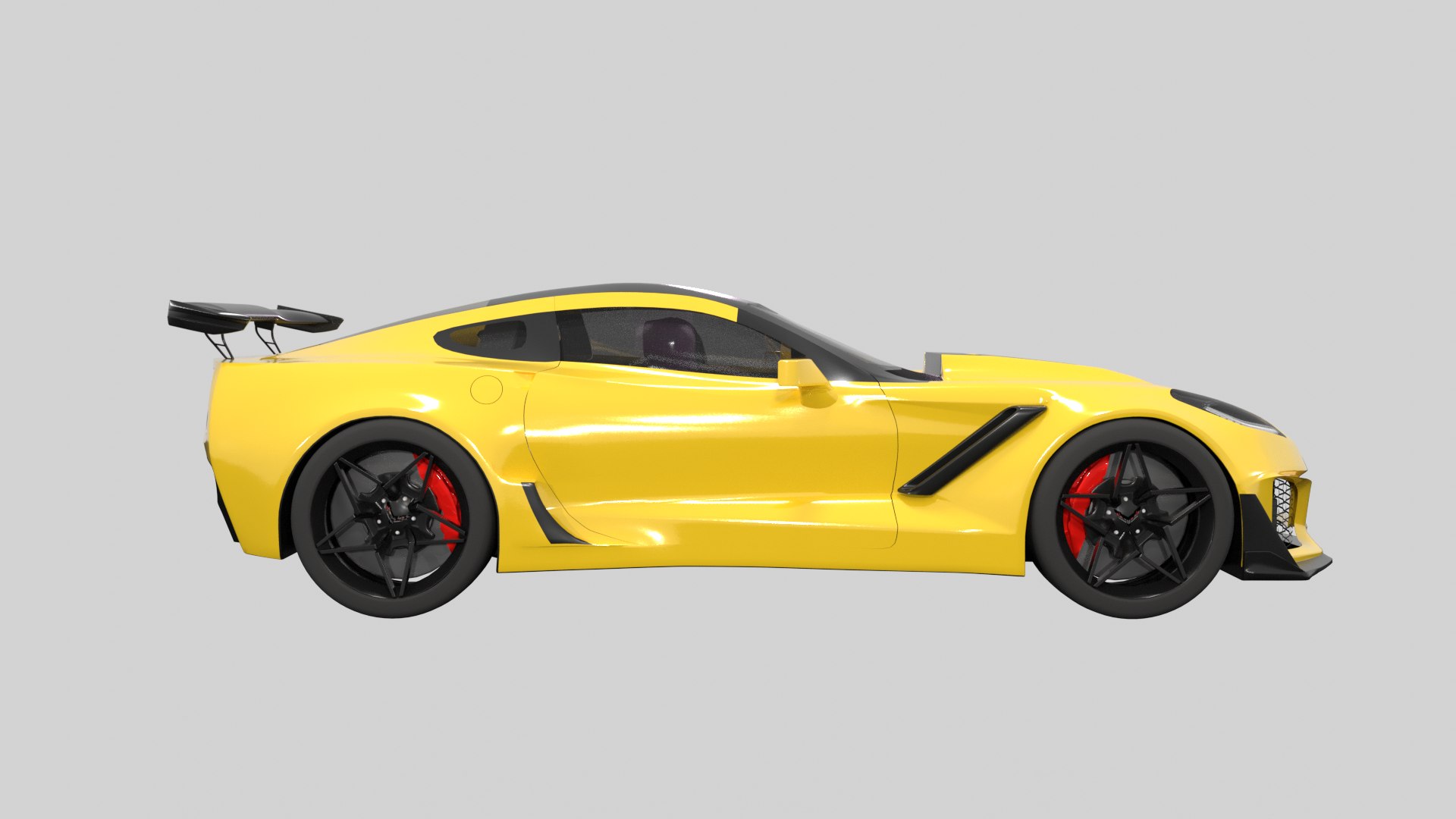 2019 Corvette ZR1 3D Model - TurboSquid 2267211