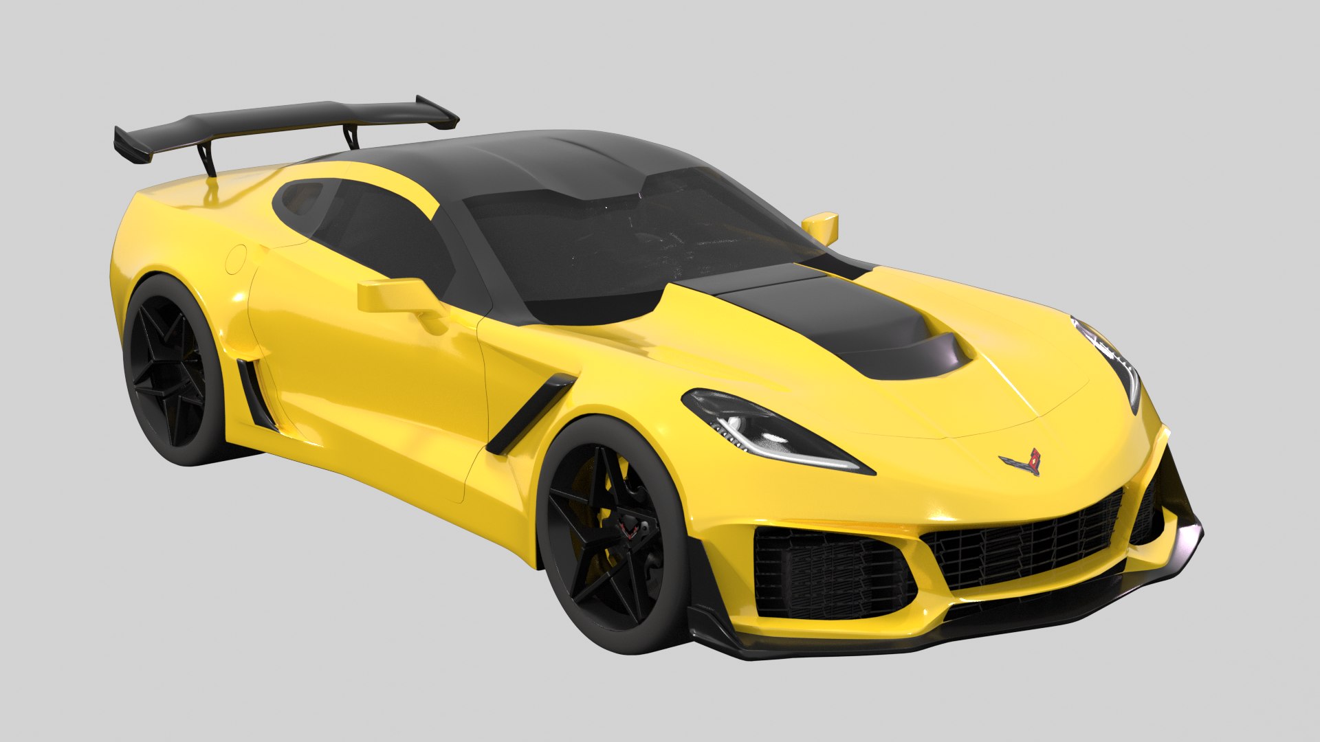 2019 Corvette ZR1 3D Model - TurboSquid 2267211