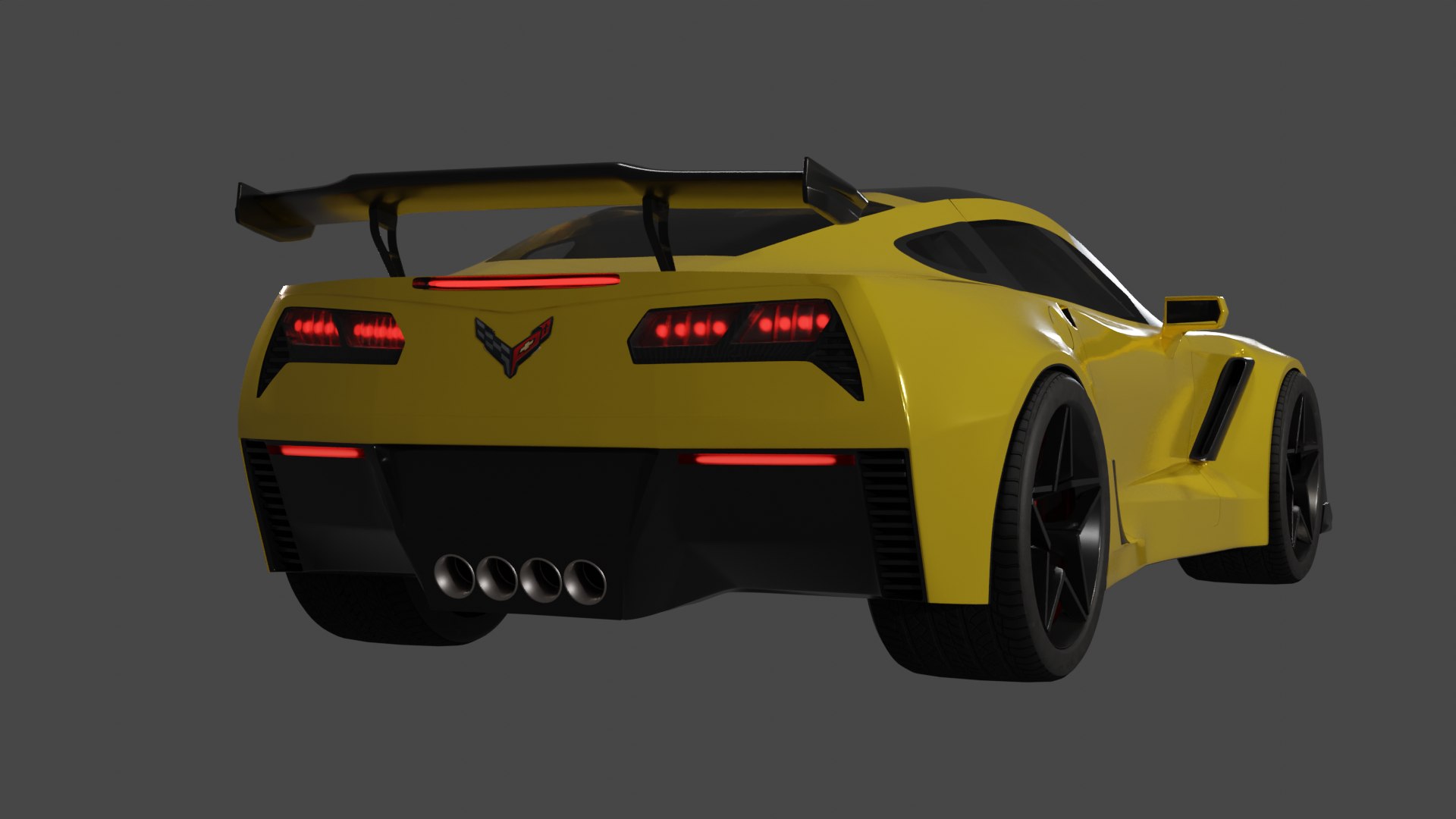 2019 Corvette ZR1 3D Model - TurboSquid 2267211