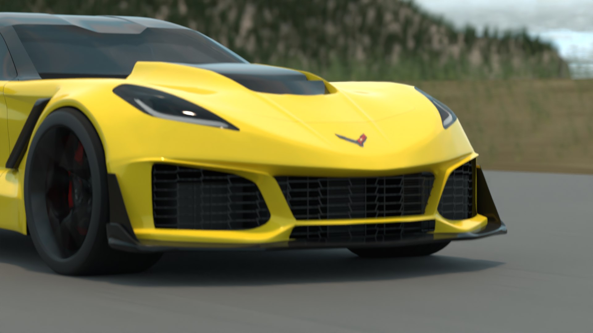 2019 Corvette ZR1 3D Model - TurboSquid 2267211