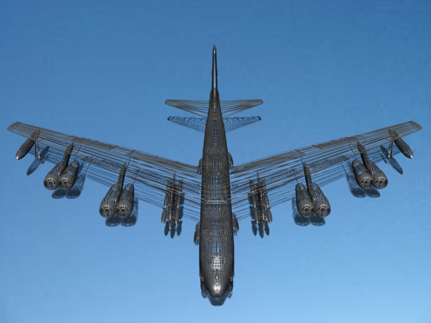 3ds stratofortress boeing b-52 bomber