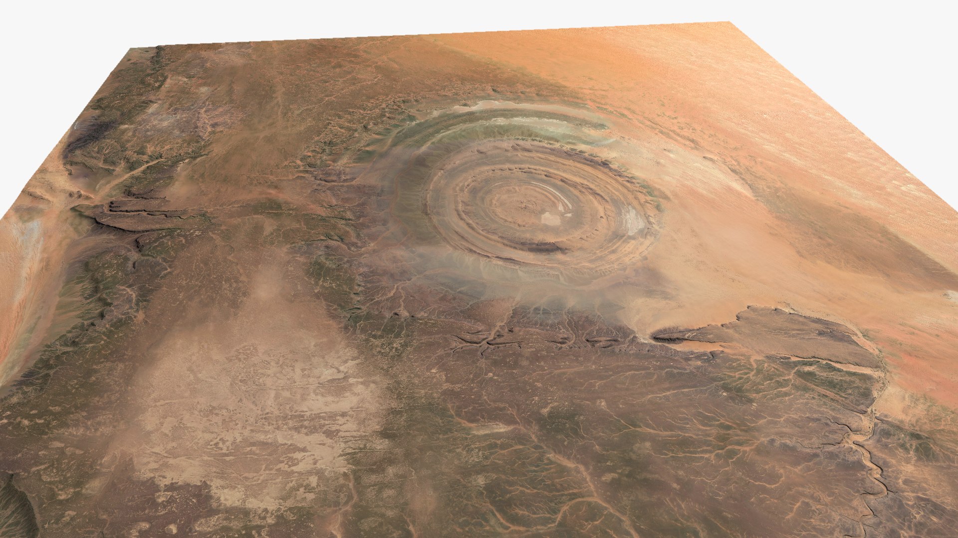 3D Eye Of Sahara - Richat Structure Model - TurboSquid 2006825