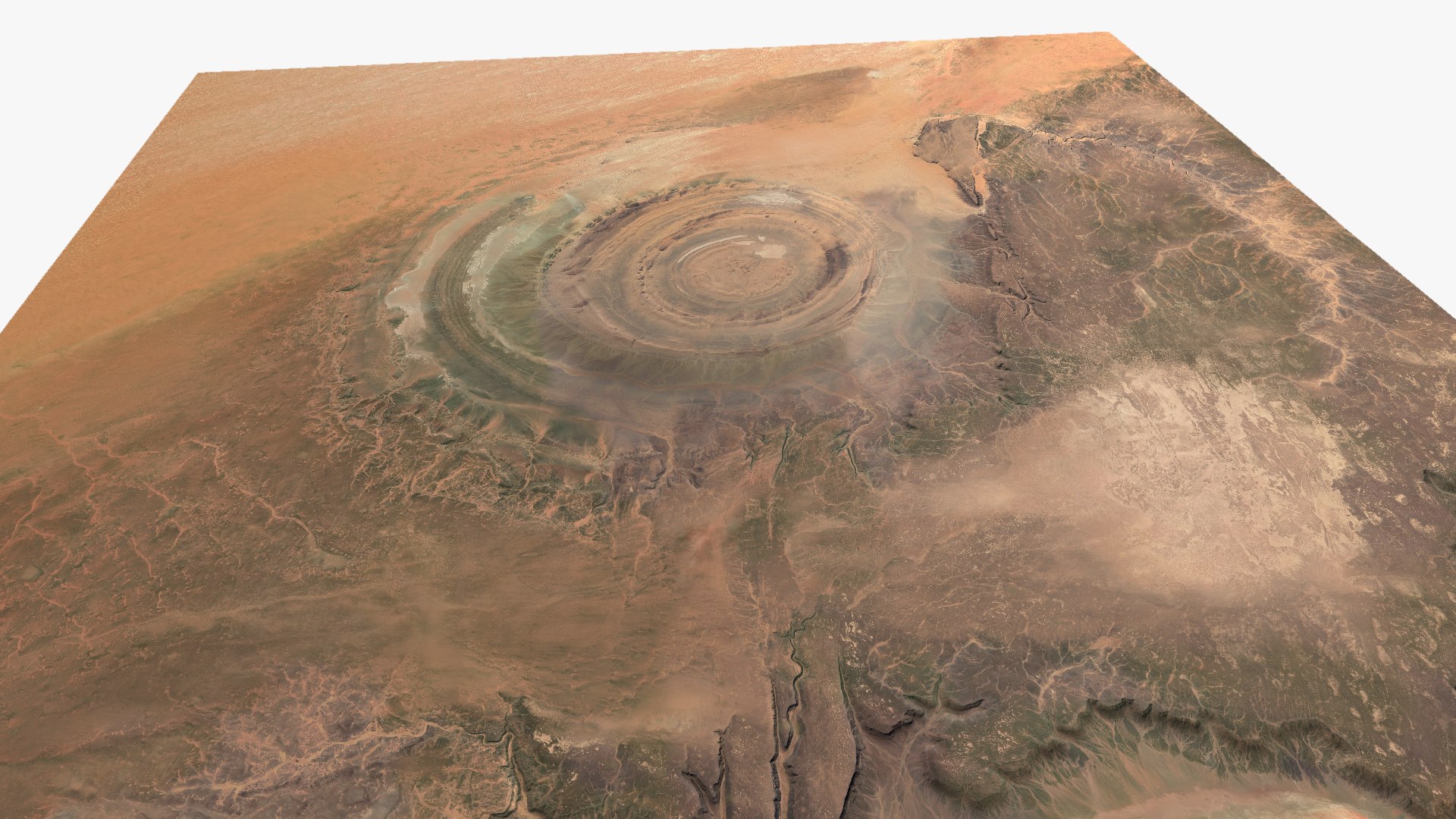 3D Eye Of Sahara - Richat Structure Model - TurboSquid 2006825