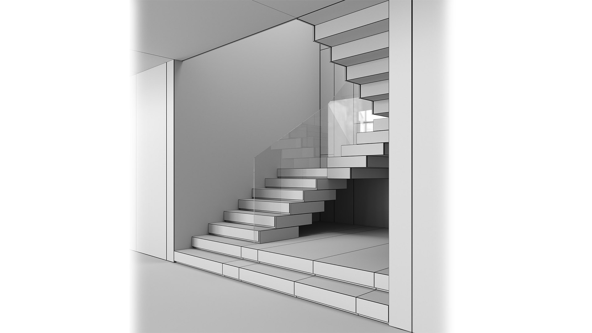 3D Model Modern Interior Stair 16 - TurboSquid 2173672