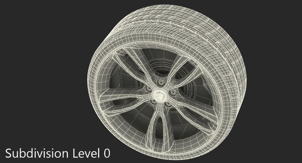 3D wheel design realistic - TurboSquid 1191591