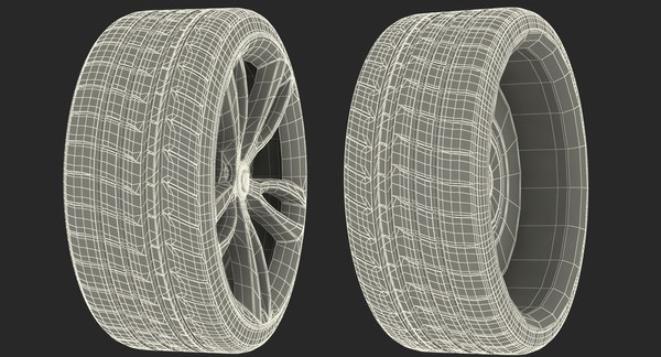 3D wheel design realistic - TurboSquid 1191591