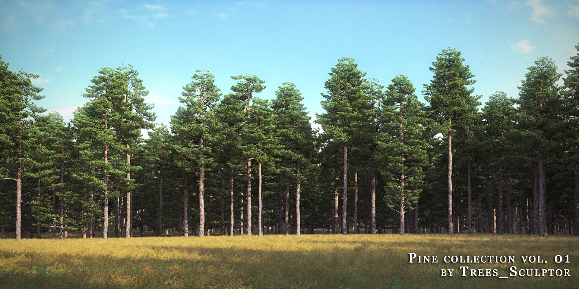Pine-trees Pine Tree 3d 3ds