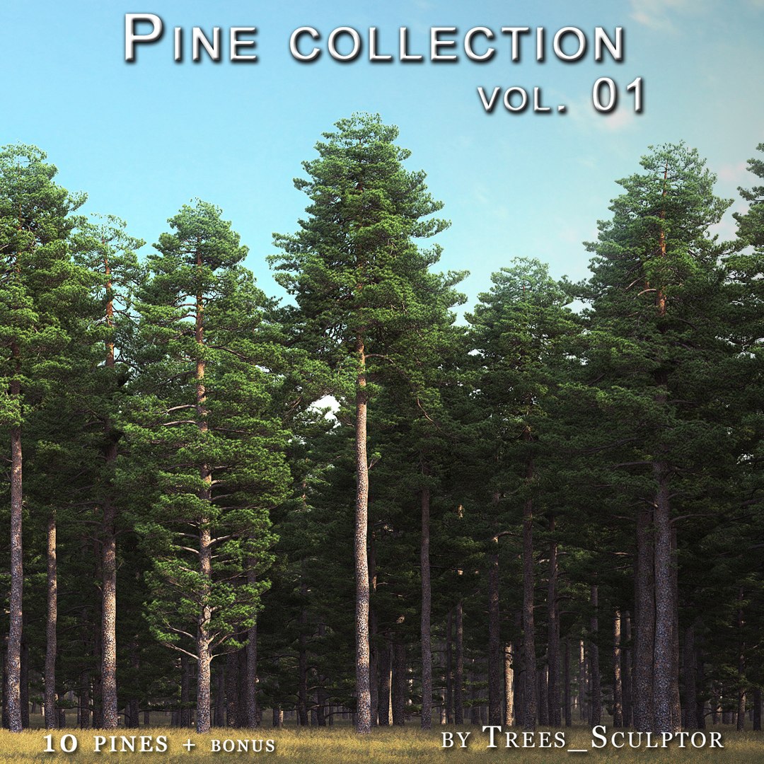 Pine-trees Pine Tree 3d 3ds