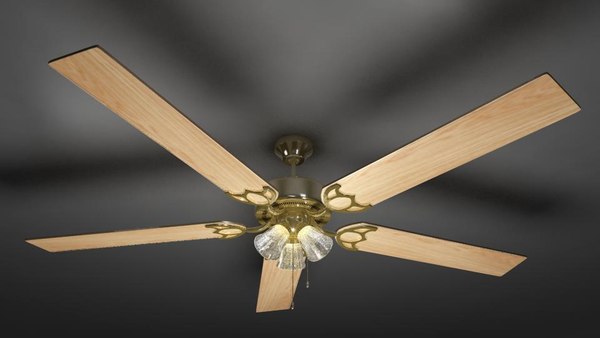 ceiling fan obj