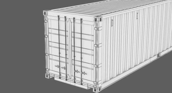 3D model Railcar ISO 40 Container Carrier - TurboSquid 1718970