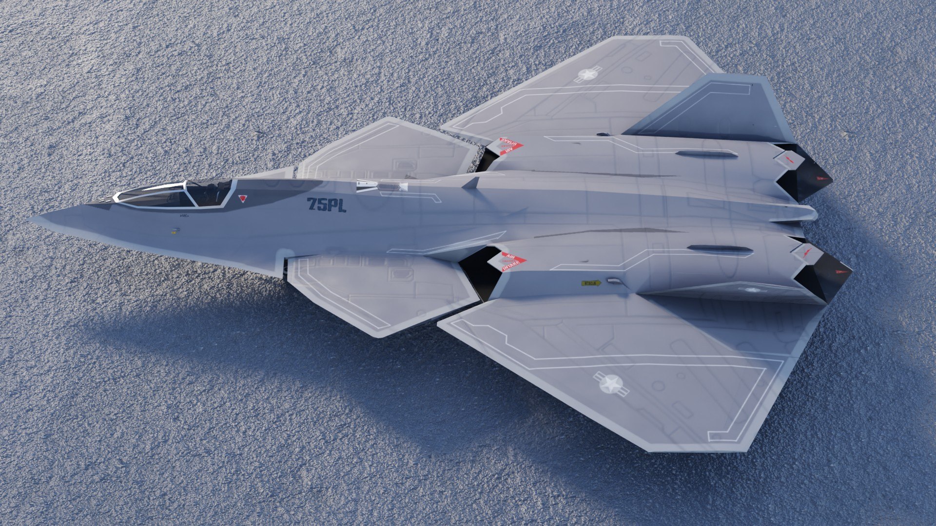 3D Lockheed NGAD Prime Concept Fighter Drones - TurboSquid 1946069