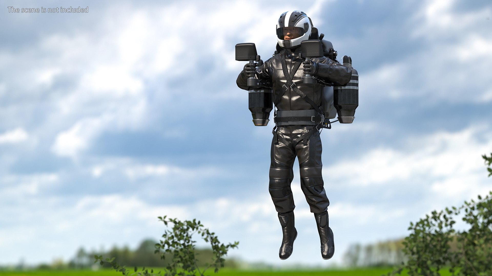 JetPack JB-10 With Pilot 3D - TurboSquid 1916280