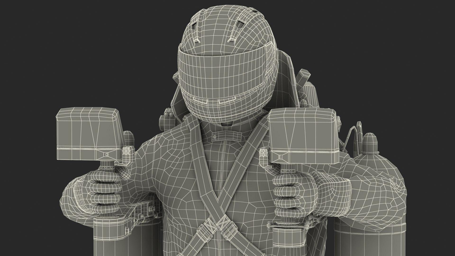 JetPack JB-10 With Pilot 3D - TurboSquid 1916280