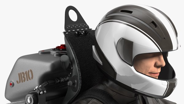 JetPack JB-10 With Pilot 3D - TurboSquid 1916280