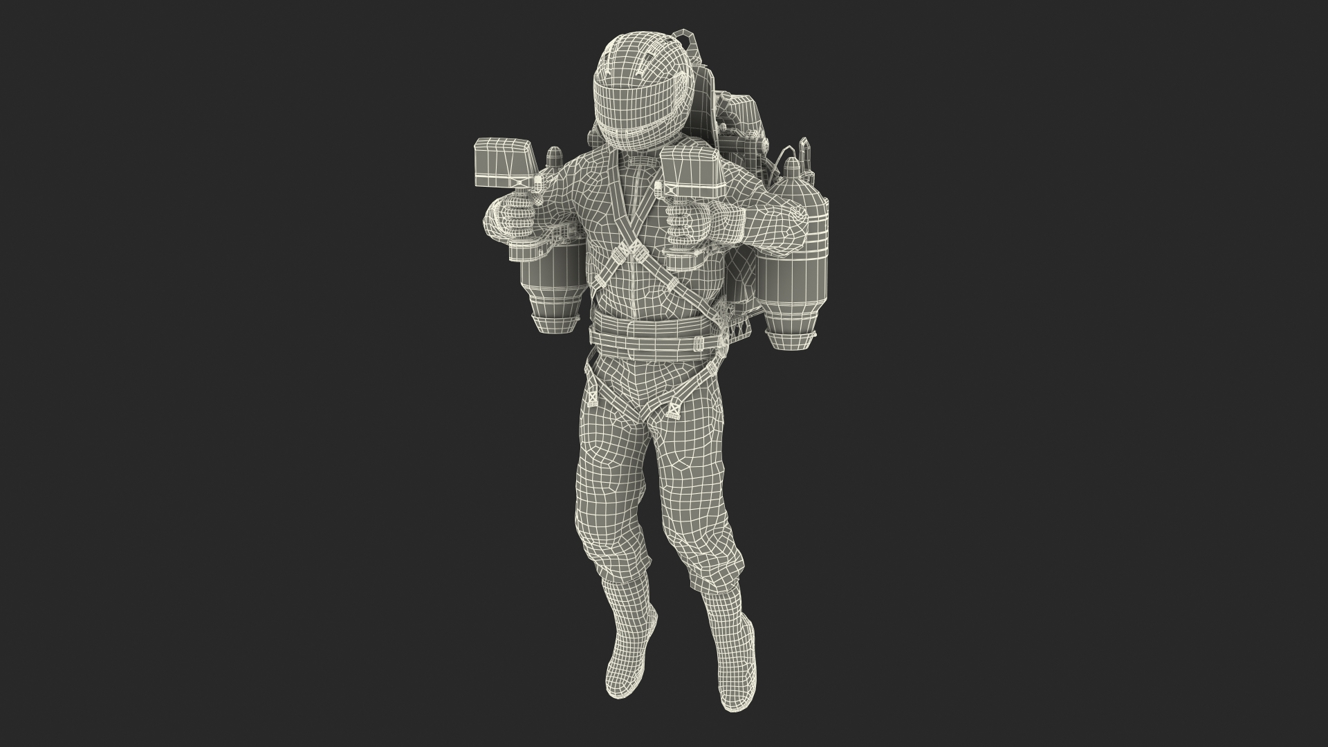 JetPack JB-10 With Pilot 3D - TurboSquid 1916280