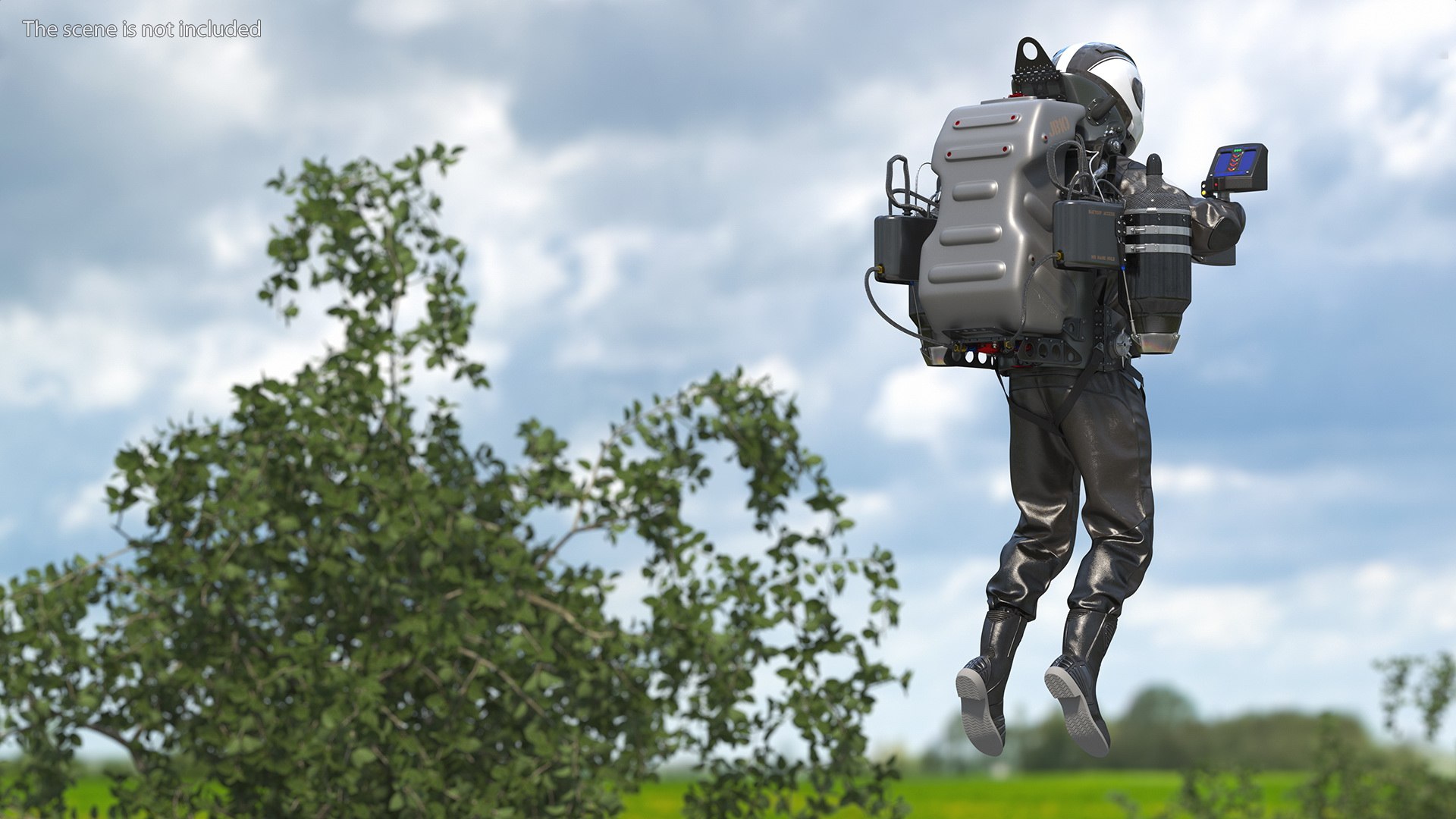 JetPack JB-10 With Pilot 3D - TurboSquid 1916280