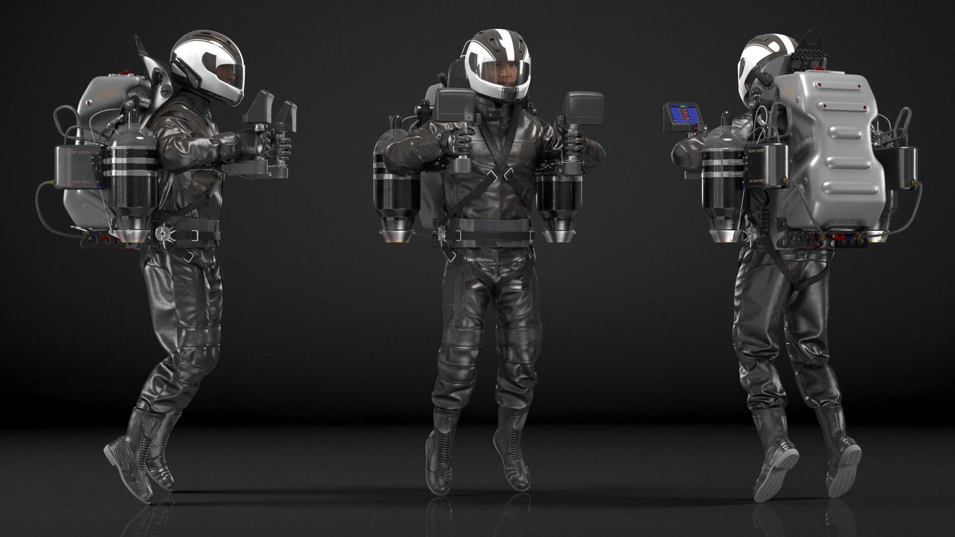 JetPack JB-10 With Pilot 3D - TurboSquid 1916280