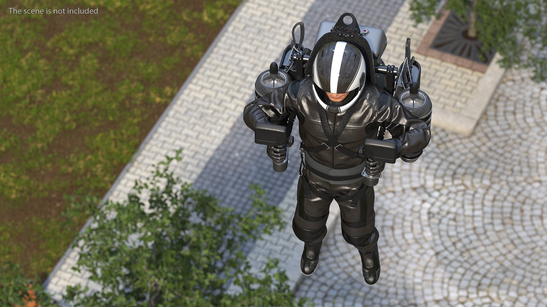 JetPack JB-10 With Pilot 3D - TurboSquid 1916280