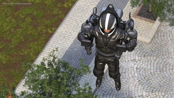 JetPack JB-10 With Pilot 3D - TurboSquid 1916280