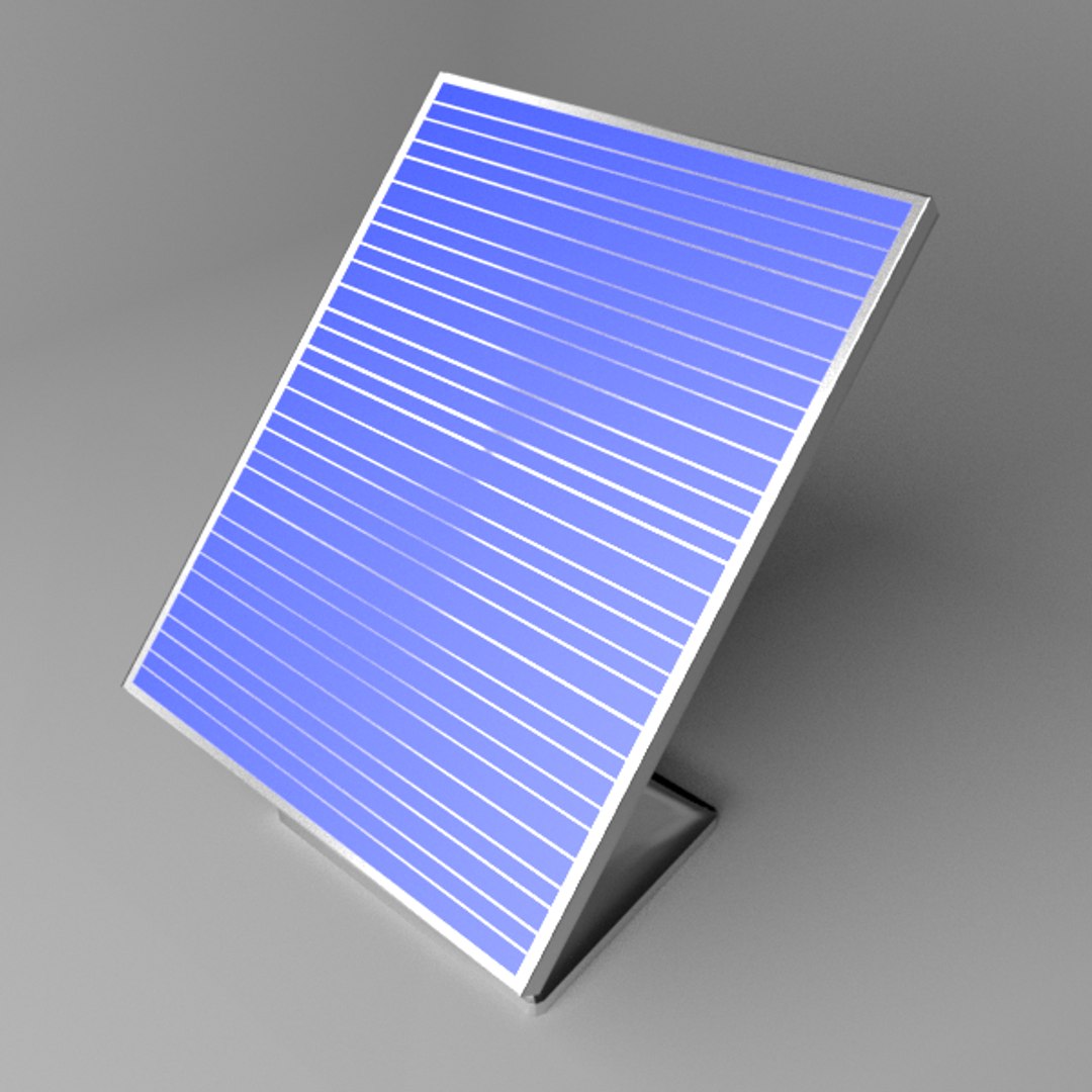 Solar Panel 2 3D Model - TurboSquid 1601327