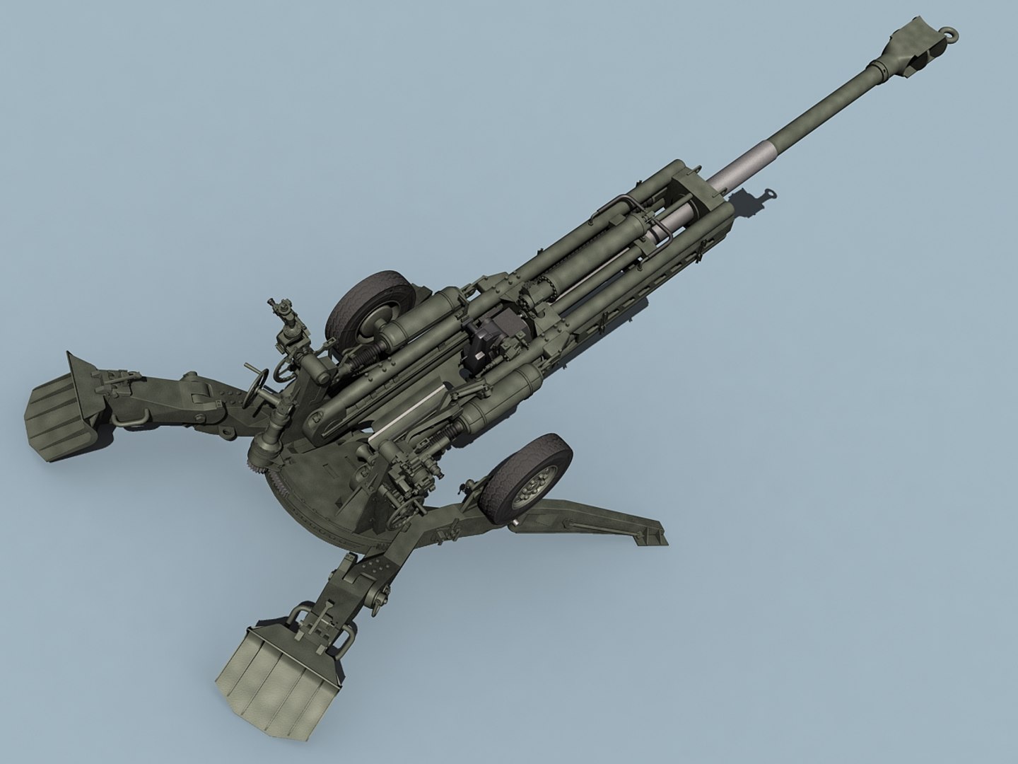 3dsmax American M777