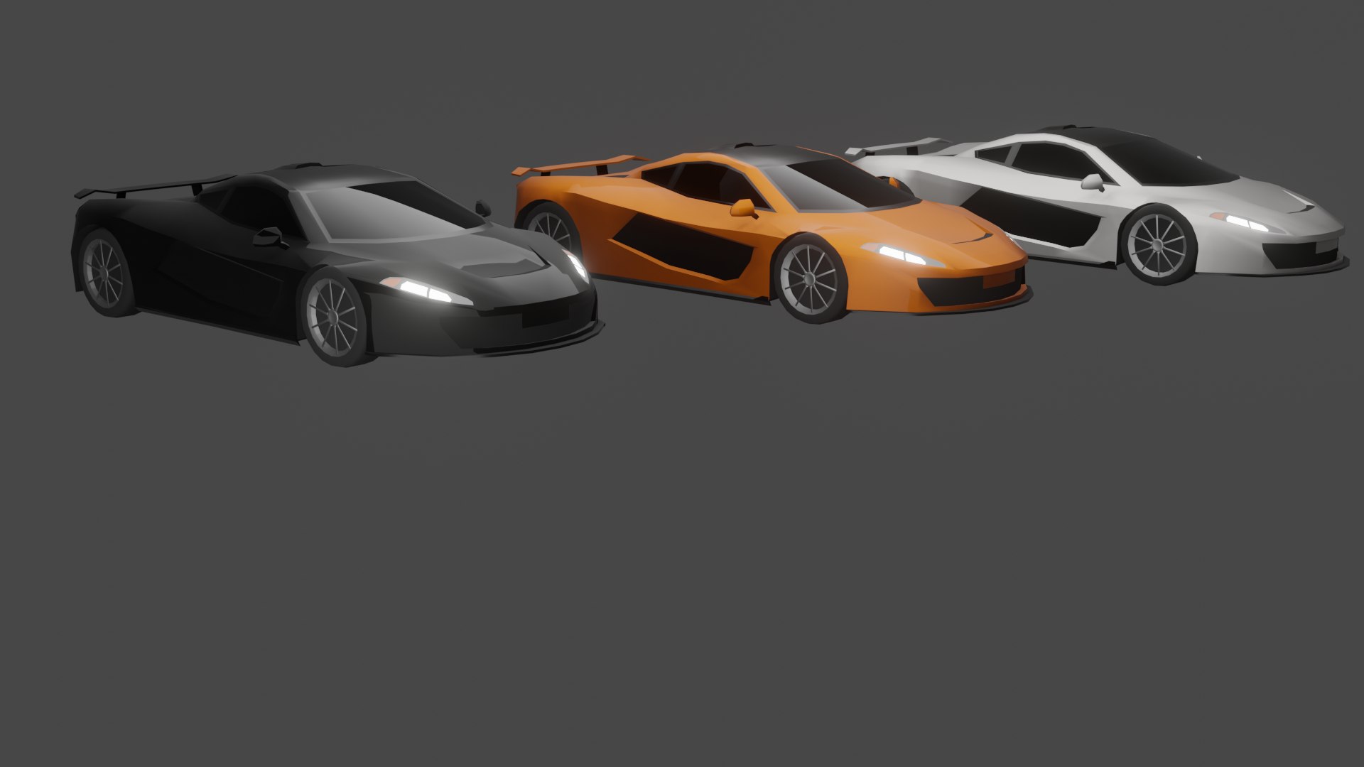 3D 3 Cars - TurboSquid 2337229