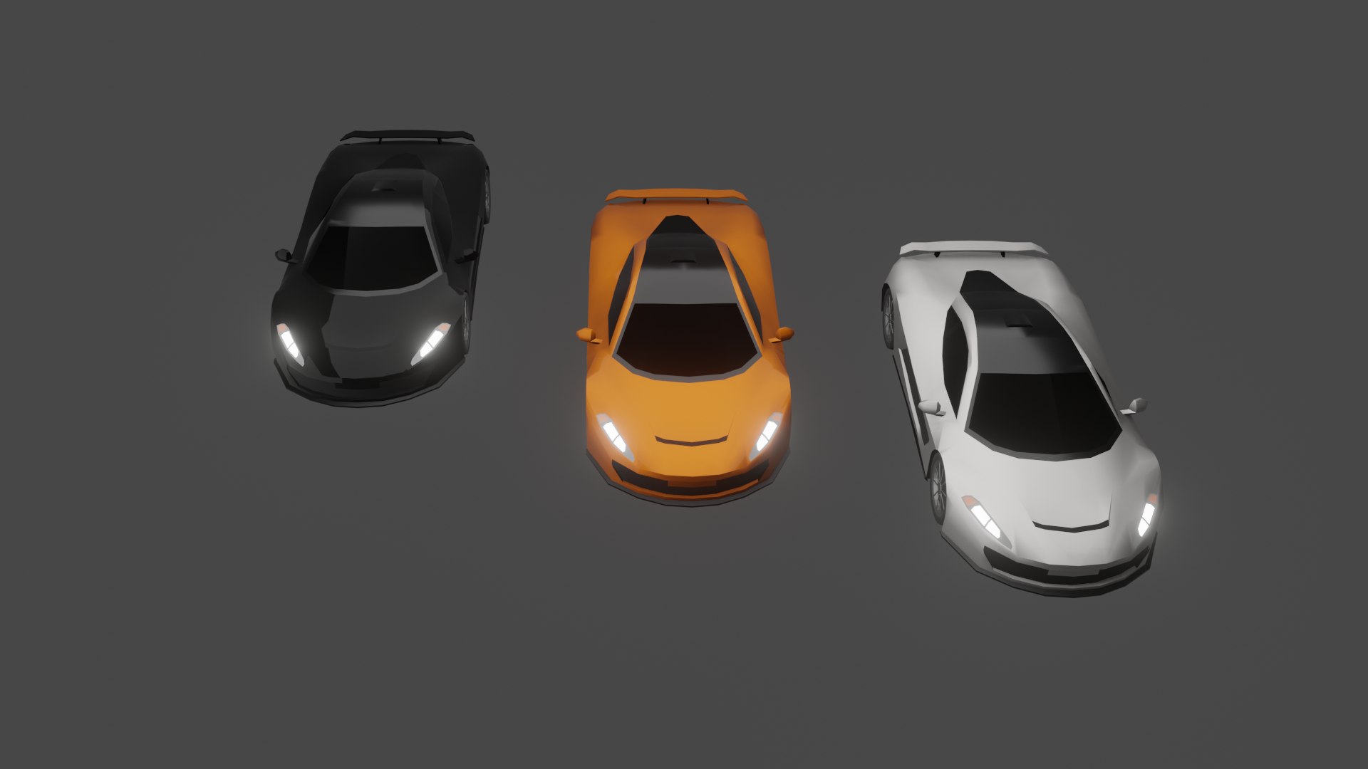 3D 3 Cars - TurboSquid 2337229