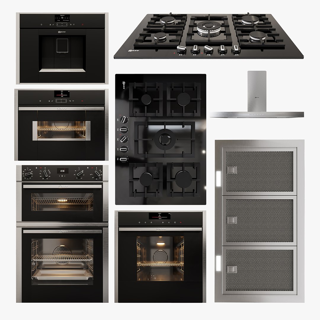 Neff Appliances 3D - TurboSquid 1821536