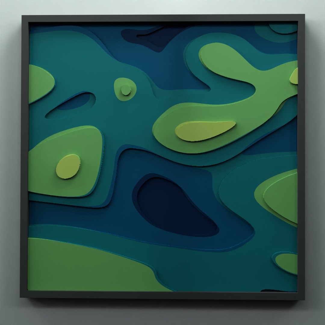 3D Abstract Art Animated 7 - TurboSquid 1843211