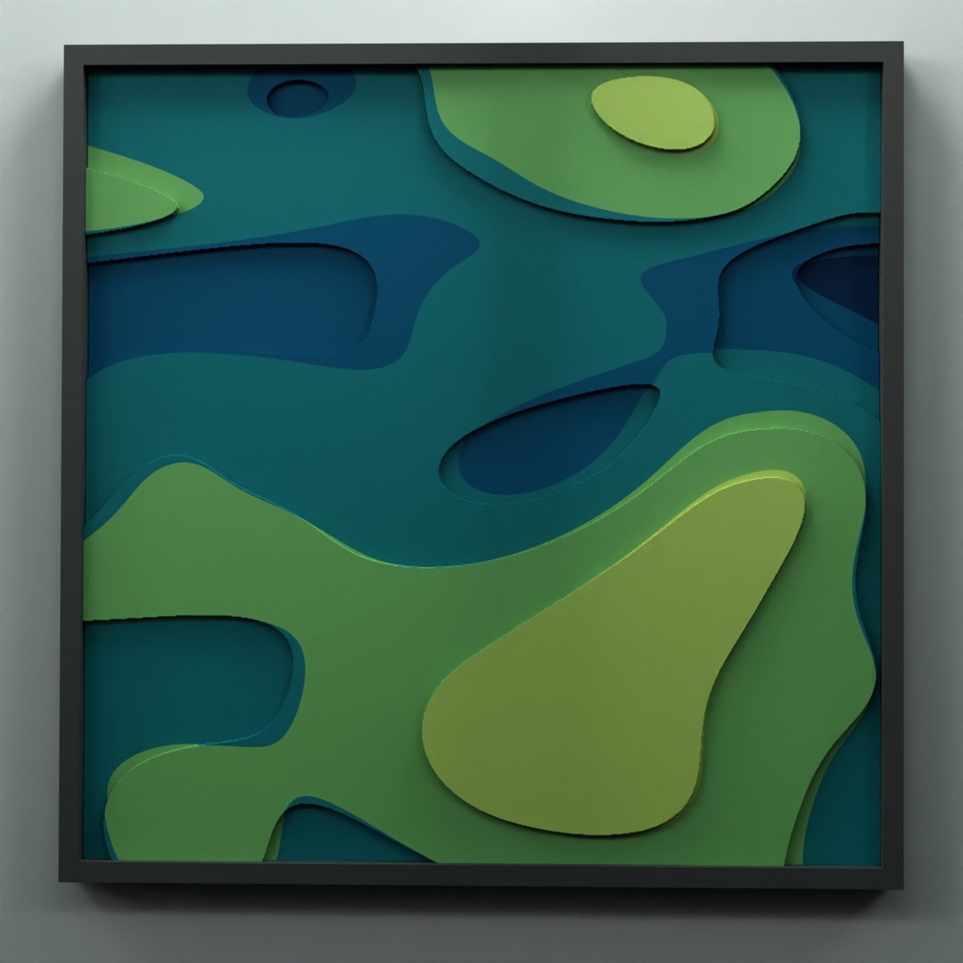 3D Abstract Art Animated 7 - TurboSquid 1843211