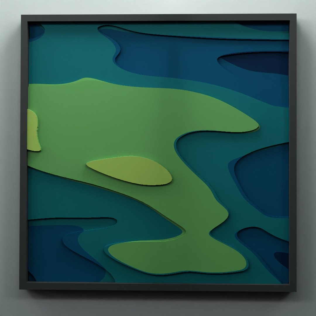 3D Abstract Art Animated 7 - TurboSquid 1843211