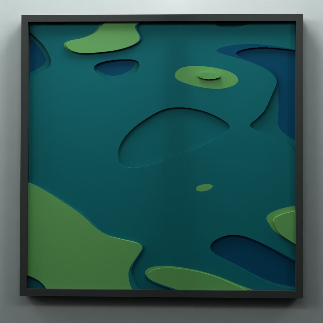 3D Abstract Art Animated 7 - TurboSquid 1843211