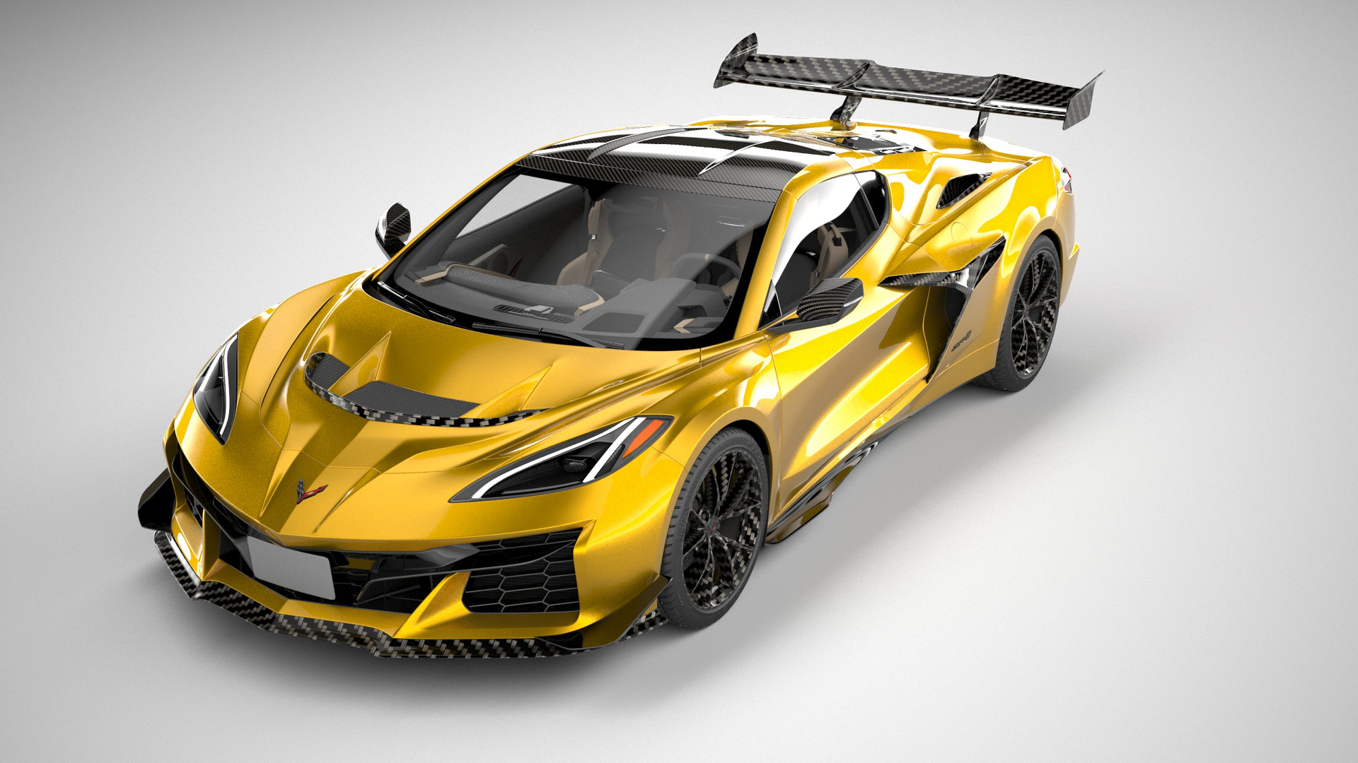 Chevrolet Corvette ZR1 2025 3D Model - TurboSquid 2271302