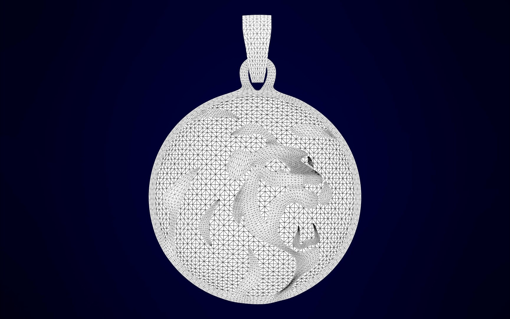 Mgm Logo Pendant 3D Model - TurboSquid 1536216