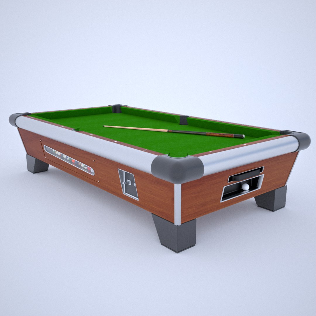 3d Pool Table Model