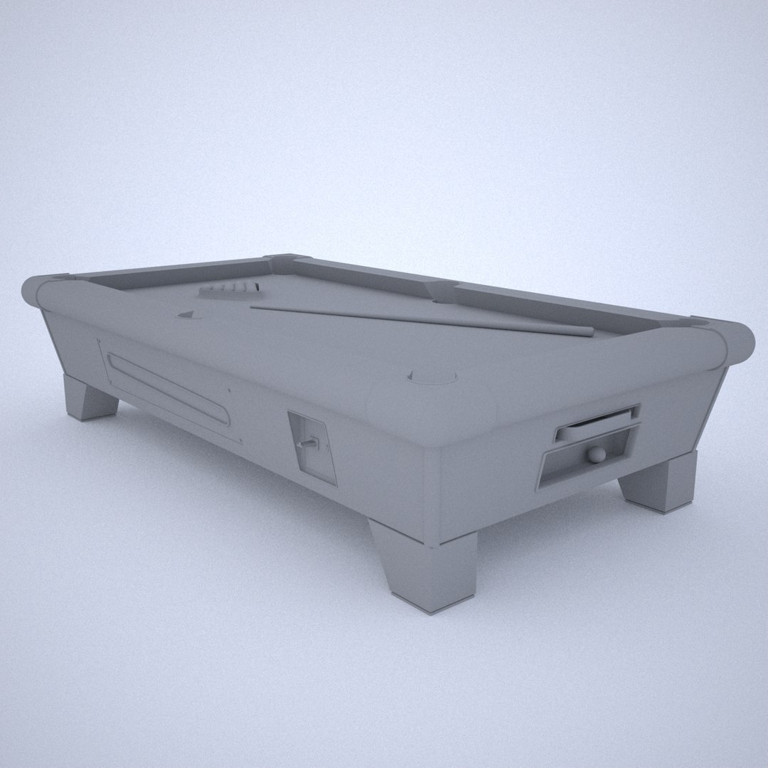 3d Pool Table Model