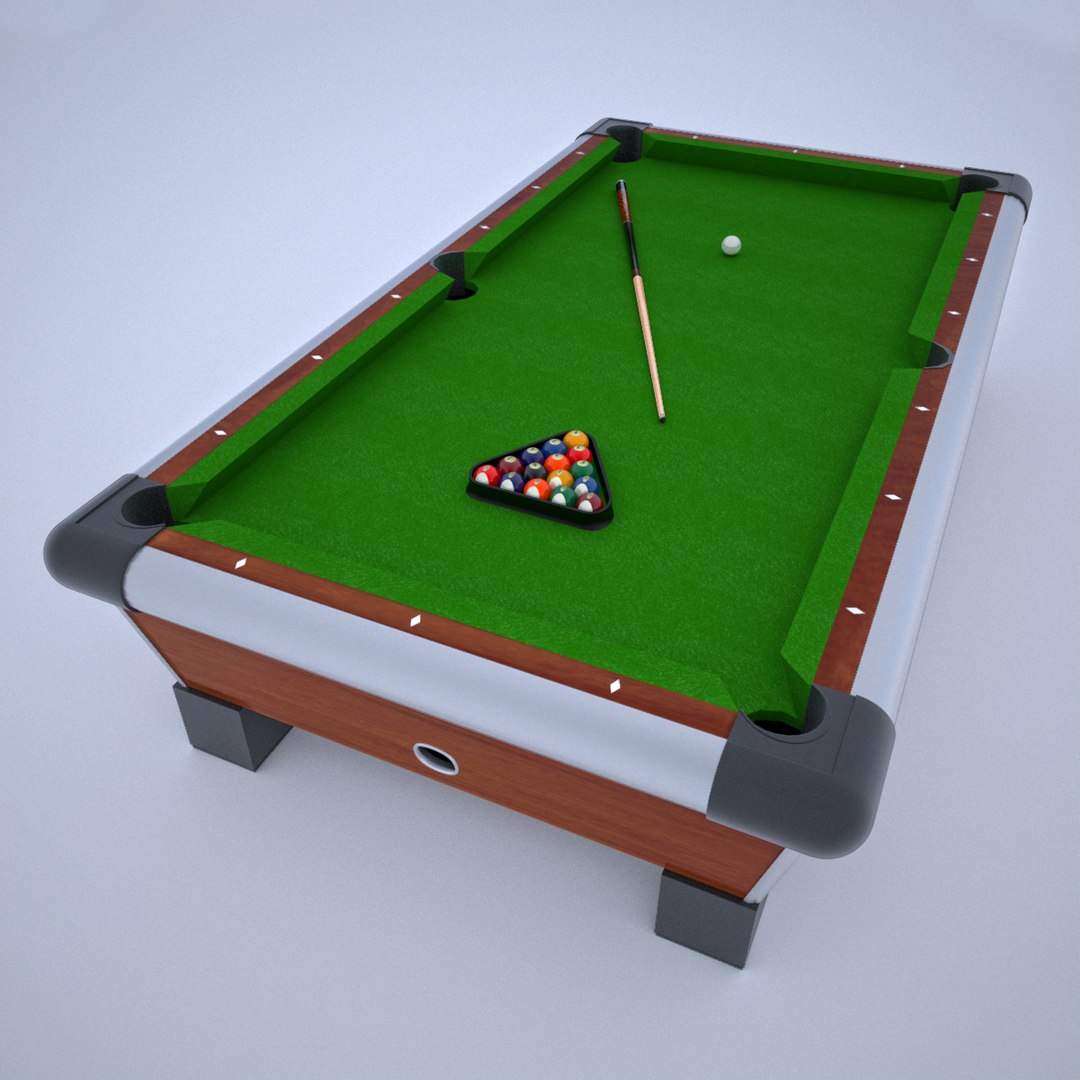 3d Pool Table Model